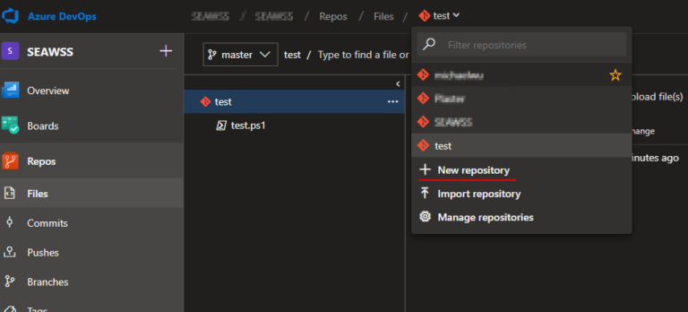 How To Push An Existing Repository From Vs Code To Azure Devops By Powershell Michael Wu